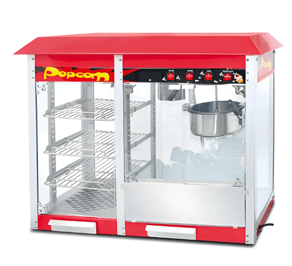 Commercial Kitchen Appliances Popcorn Machine & Warming Showcase 8oz HW ...