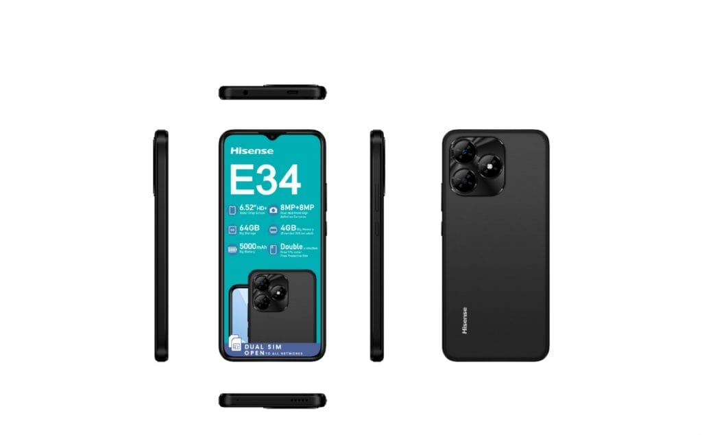 Hisense E34 Smart Phone 64GB + 4GB - Hisense Extra Tanzania