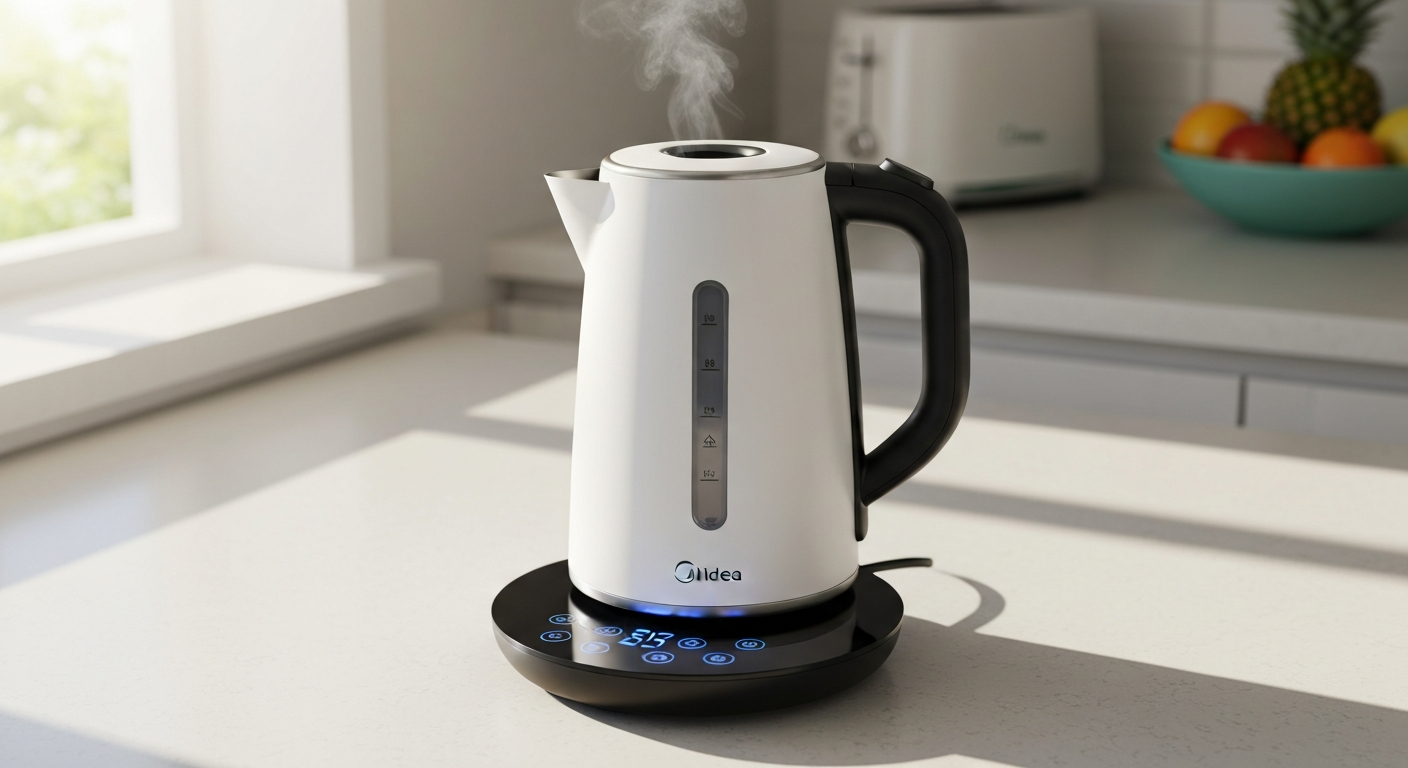 Midea 1.5L Digital Kettle (Model No: MK-SEK1501W) - Hisense Tanzania