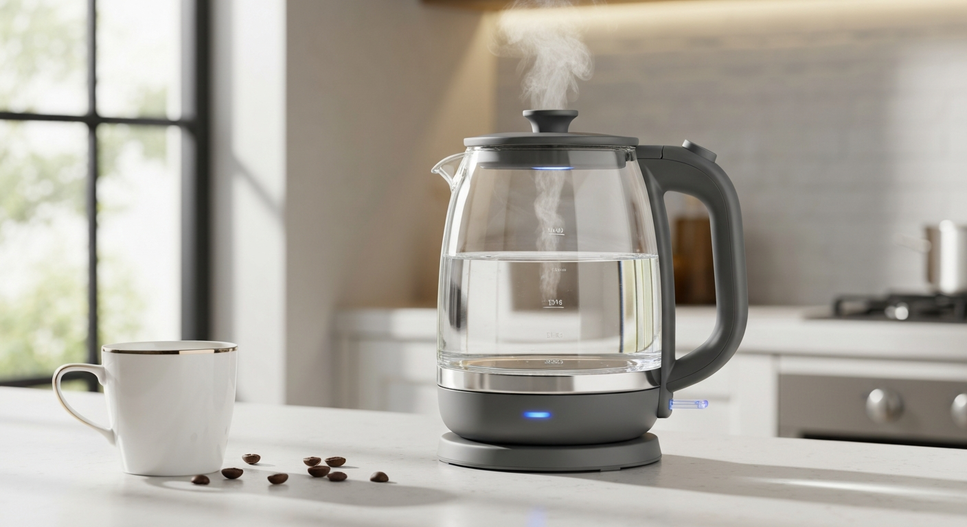 Midea 1.7L Kettle | Glass Body (Model No: MK-17G03A2) - Hisense Tanzania