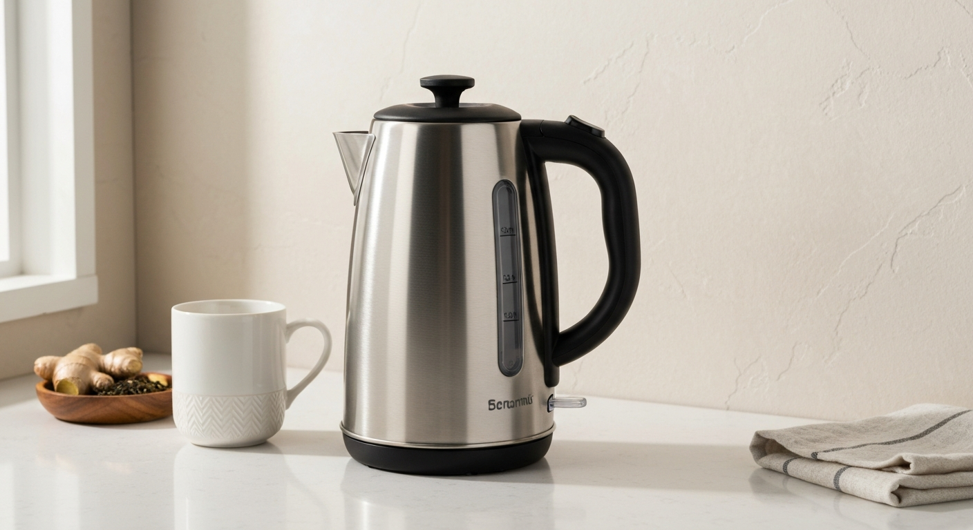 Midea 1.7L Kettle | Stainless Steel Body (Model No: MK-17S32A2 ...