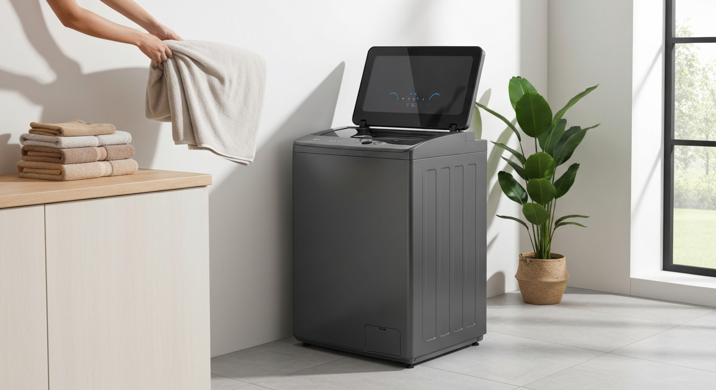 Midea 16KG Top Load Washing Machine | Dark Grey (Model No: MA512W160/G ...