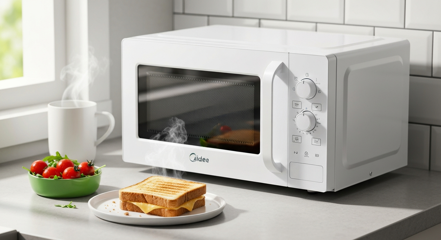 Midea 20L Digital Microwave Oven With Grill | White (Model No ...