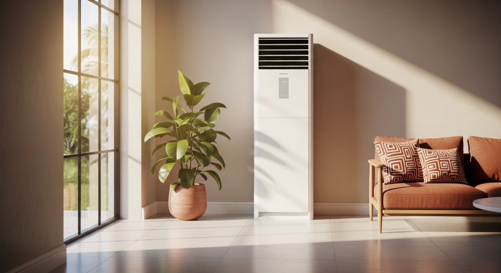 Midea 24000 BTU Inverter Floor Standing AC (Model No: MFPA-24HRDN1-QCOW ...
