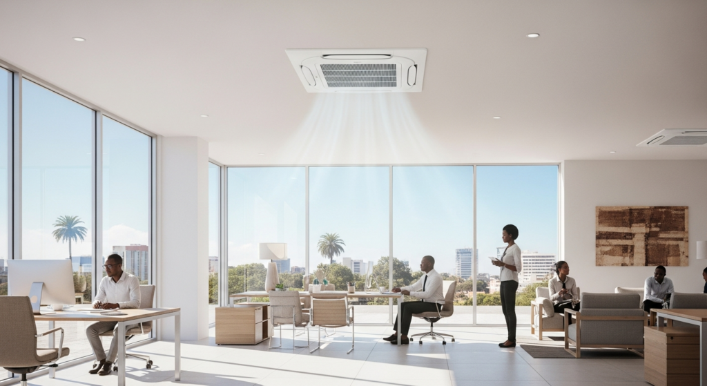 Midea 48000 BTU On/Off Cassette AC (Model No: MCD1-48CRNX-R) - Hisense ...