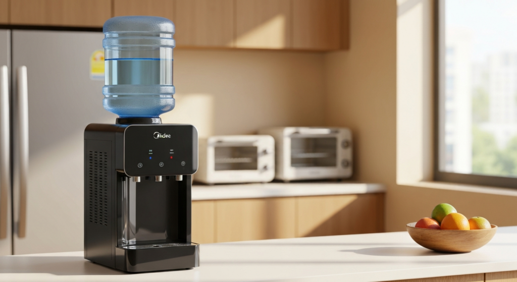 Midea Top Loading Water Dispenser | Black (Model No: YL1674S-B ...